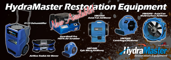 HydraMaster Restoration Equipment - HydraMaster